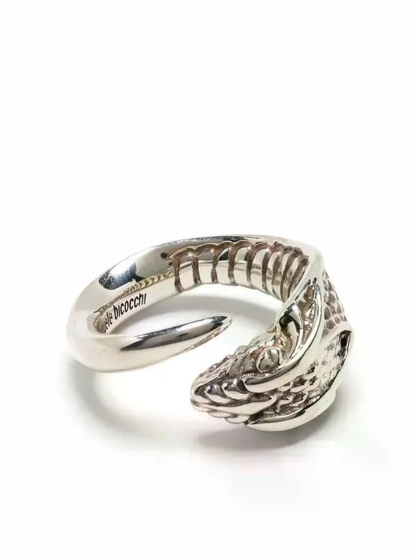 Emanuele Bicocchi Serpent-wrap Ring - Silver