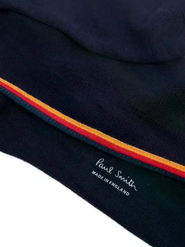 Paul Smith Stripe-detailing Cotton Socks
