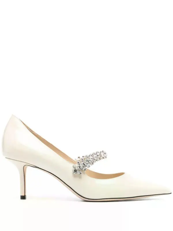 JIMMY CHOO Bing 65mm Patent Leather Pumps - Neutrals
