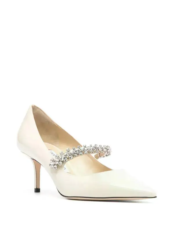 JIMMY CHOO Bing 65mm Patent Leather Pumps - Neutrals