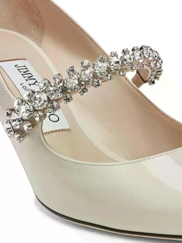 JIMMY CHOO Bing 65mm Patent Leather Pumps - Neutrals