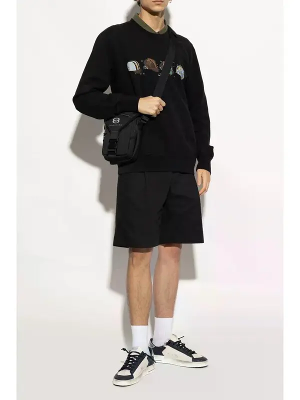 GOLDEN GOOSE Stardan Trainers With Collar And Lace Detail - Black