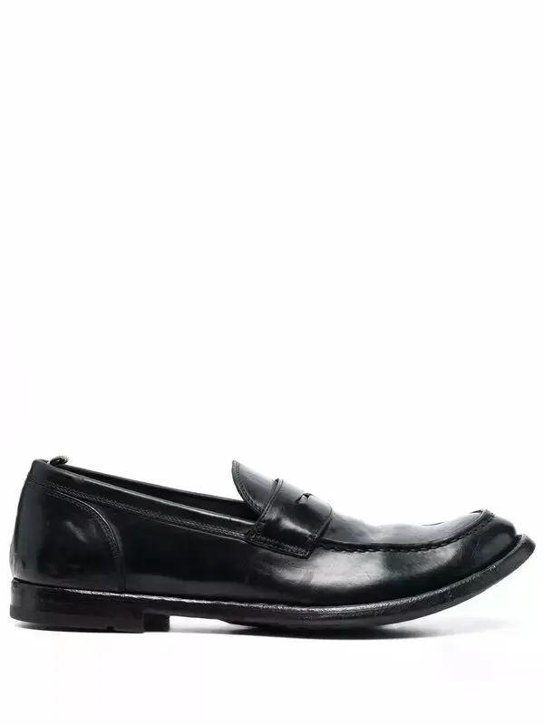 Officine Creative Anatomia Leather Penny Loafers