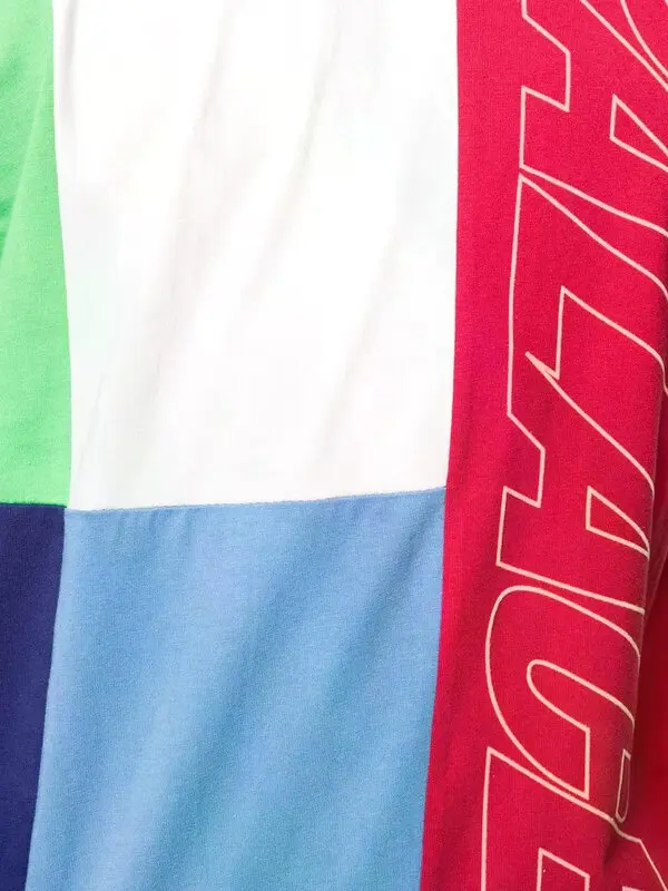 PALACE Flaggin Colour-block T-shirt - Red