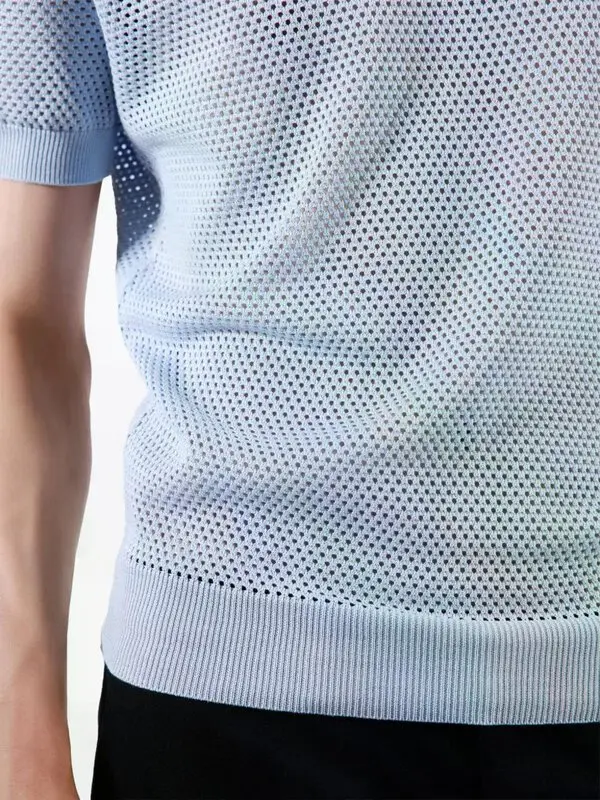Prada Perforated-design T-shirt