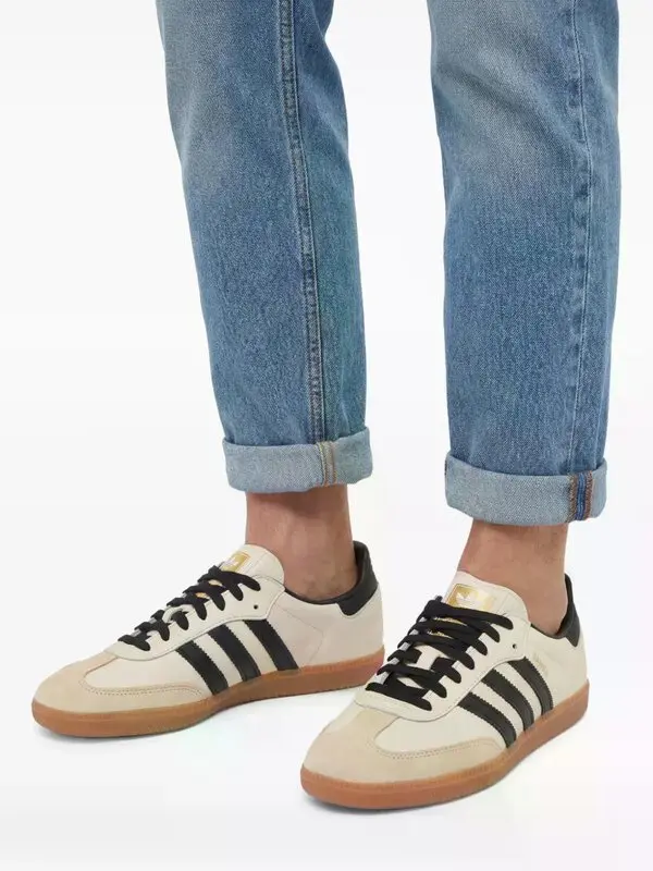 Adidas Samba Og Leather Sneakers - Neutrals
