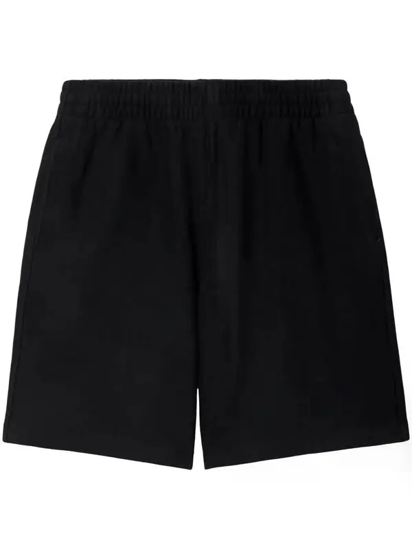 Burberry Logo-appliqué Cotton Shorts
