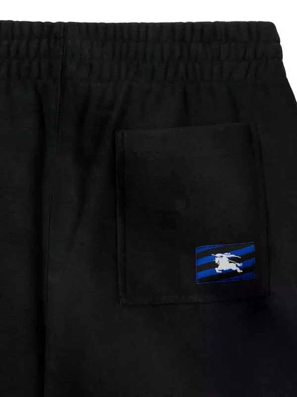 Burberry Logo-appliqué Cotton Shorts