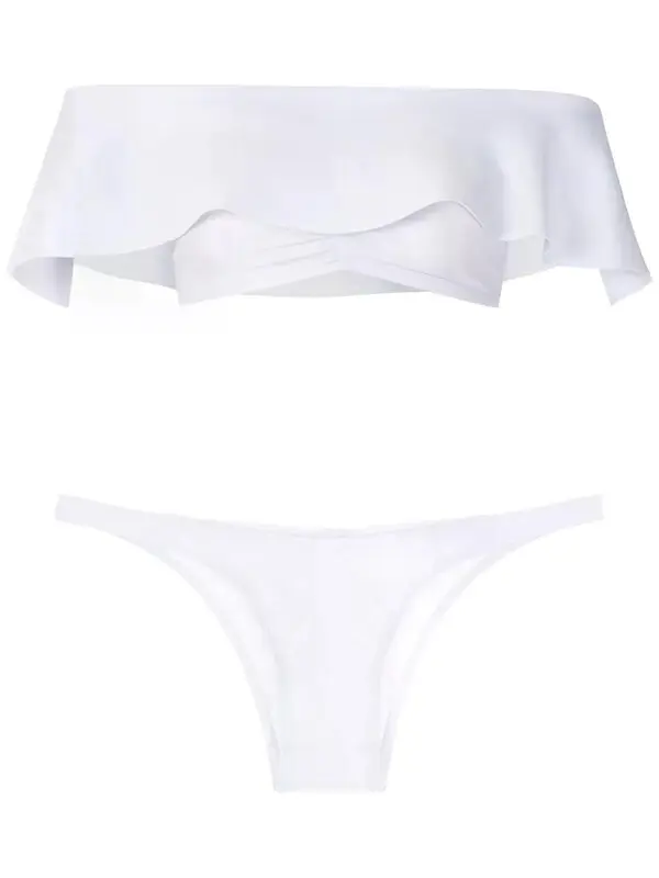 AMIR SLAMA Off-shoulder Bikini Set