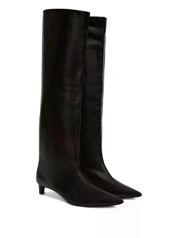 JIL SANDER Leather Knee-high Boots