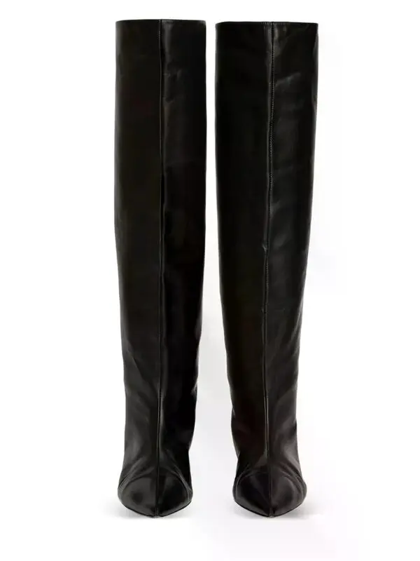 JIL SANDER Leather Knee-high Boots