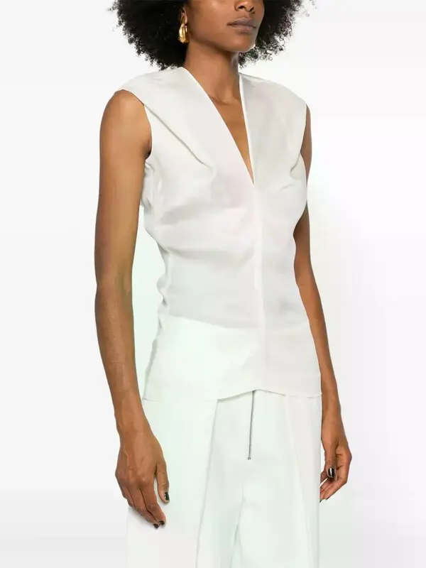 Khaite Ami Silk Blouse