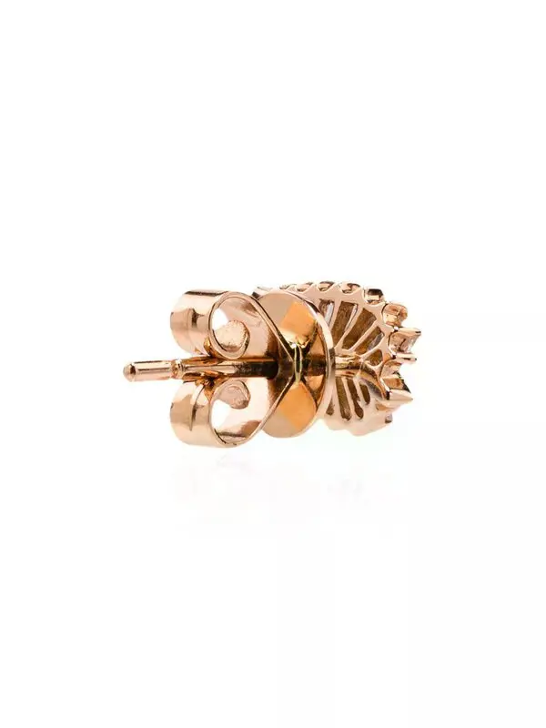 ANITA KO 18k Rose Palm Leaf Diamond Earrings