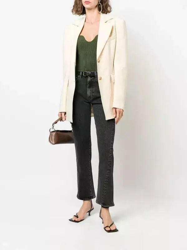 TOTEME Twisted Seam Crop Jeans