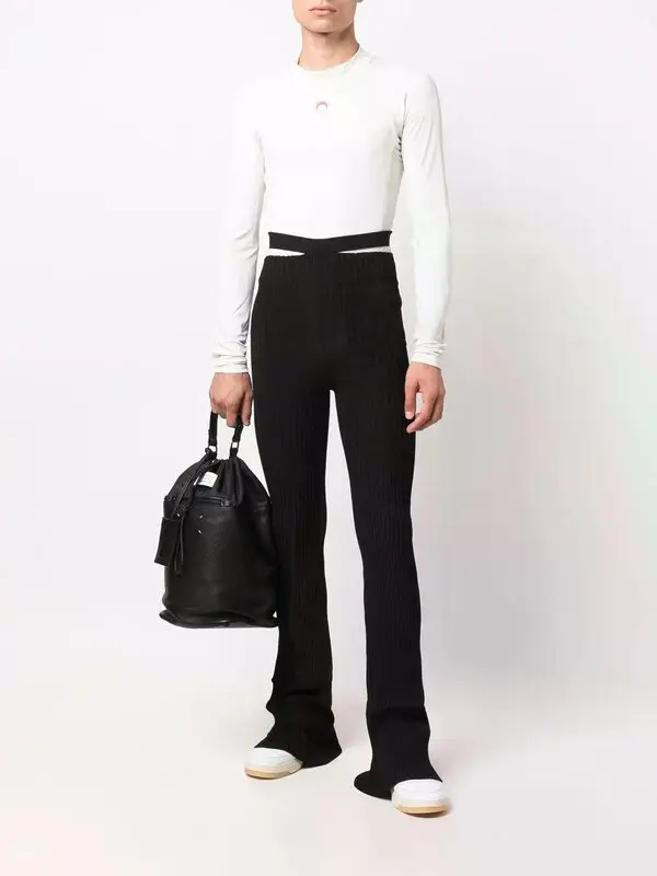 ANDREĀDAMO High-waisted Flared Pants