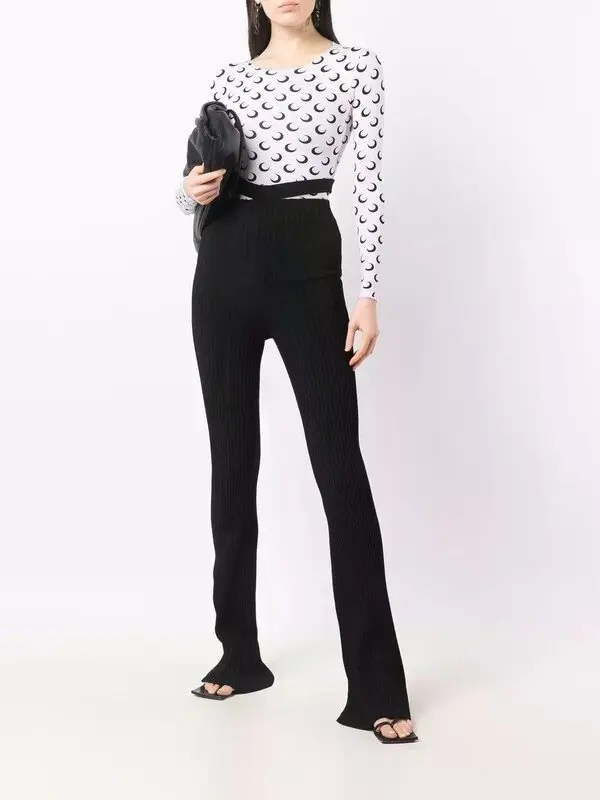 ANDREĀDAMO High-waisted Flared Pants