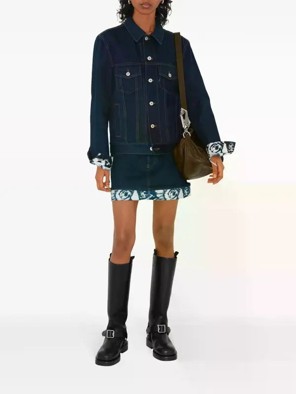 Burberry Japanese Denim Miniskirt