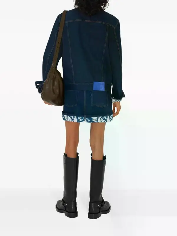 Burberry Japanese Denim Miniskirt