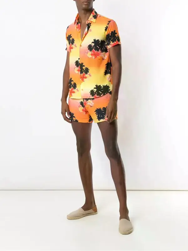 AMIR SLAMA Ilha De Hibiscus Shorts