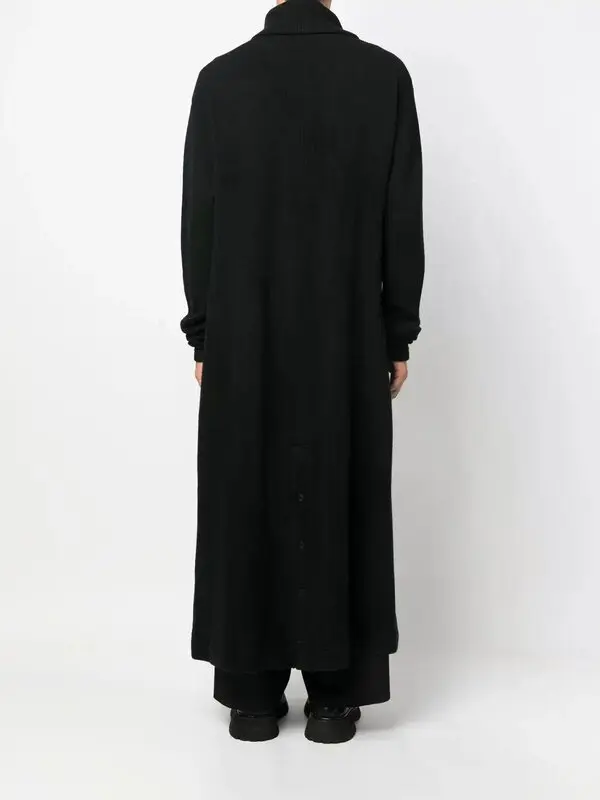 Yohji Yamamoto Fine-knit Ankle-length Coat