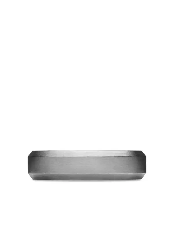 David Yurman Beveled Band Ring - Silver