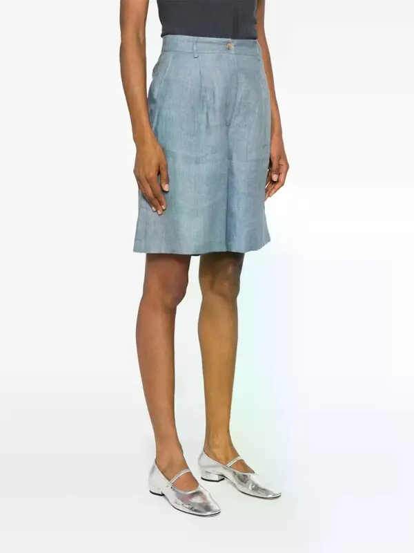 BARBA NAPOLI Linen Shorts