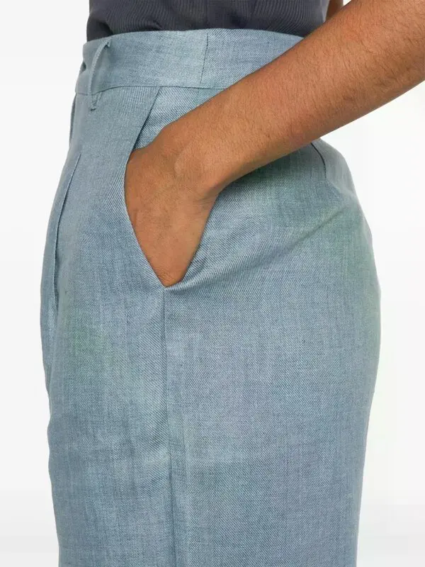 BARBA NAPOLI Linen Shorts