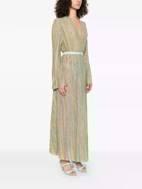 FORTE_FORTE Lurex Midi Dress
