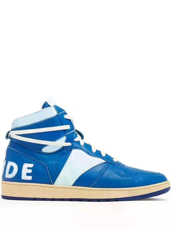 Rhude Rhecess Leather High-top Sneakers