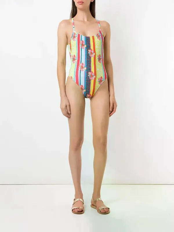 AMIR SLAMA Printed One-piece Swimsuit