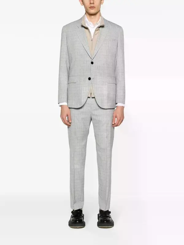 Hugo Plaid-check Single-breasted Blazer