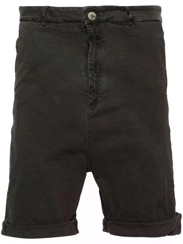 POÈME BOHÉMIEN Mid-rise Drop-crotch Shorts