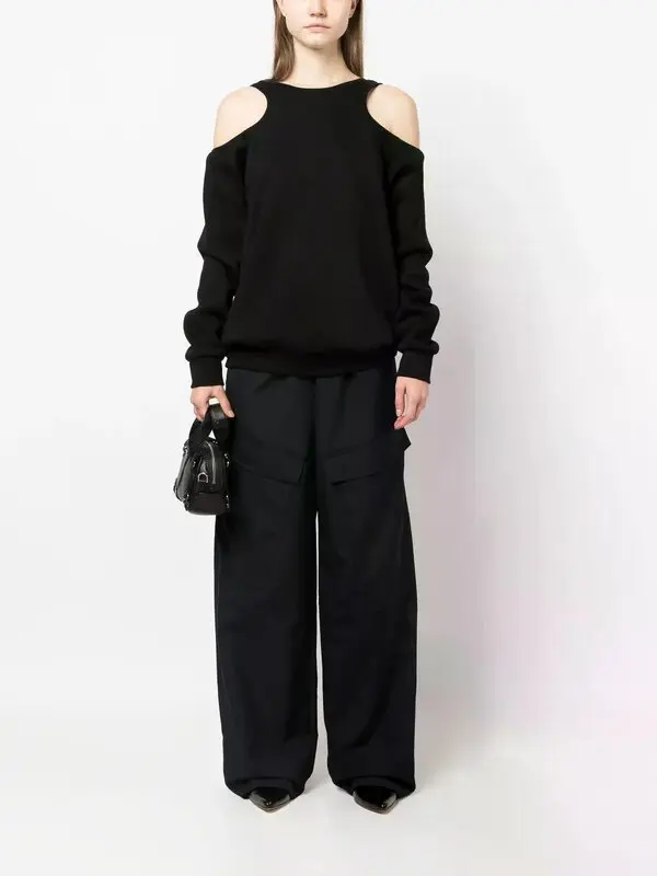 IOANA CIOLACU Backless Cut-out Sweatshirt