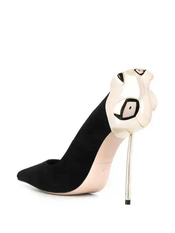 LE SILLA 120mm Petalo Pointed Toe Stiletto Heels - Black