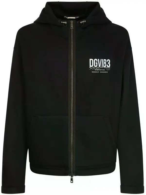 Dolce & Gabbana Logo-print Hooded Jacket