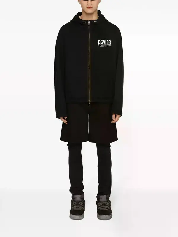 Dolce & Gabbana Logo-print Hooded Jacket