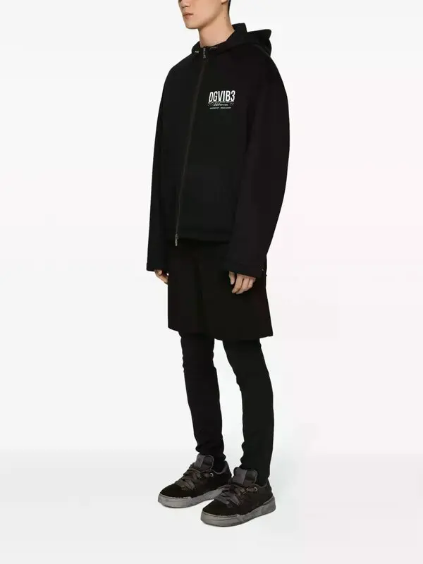 Dolce & Gabbana Logo-print Hooded Jacket