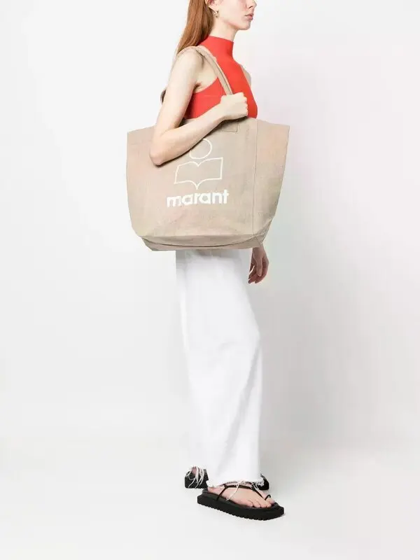 Isabel Marant Étoile Yenky Canvas Logo Tote Bag
