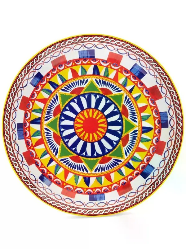 Dolce & Gabbana Carretto Siciliano Porcelain Platter - Blue