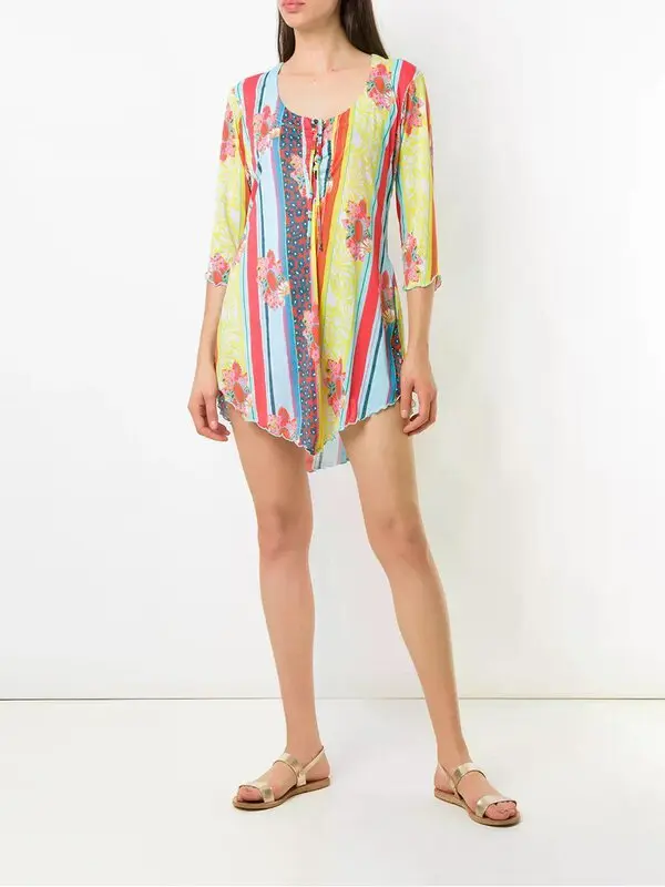AMIR SLAMA Printed Dress
