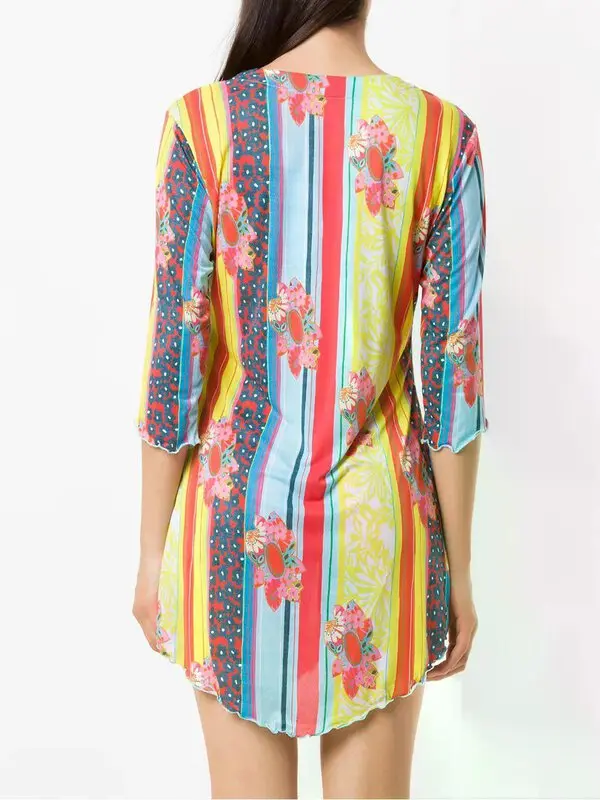 AMIR SLAMA Printed Dress