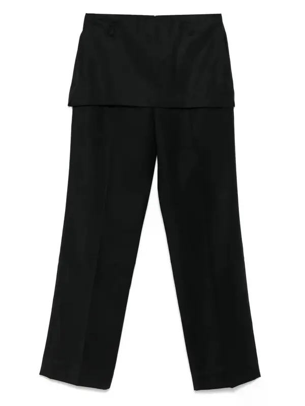 TOTEME Layered Trousers - Black