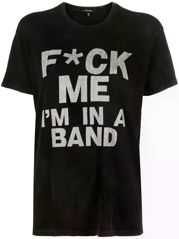 R13 Slogan-print T-shirt