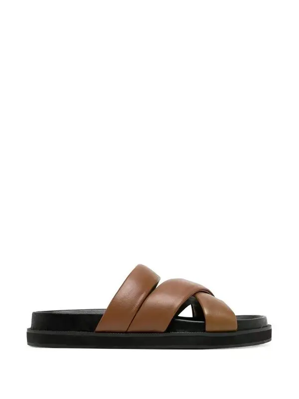 Senso Nico Leather Sandals - Brown