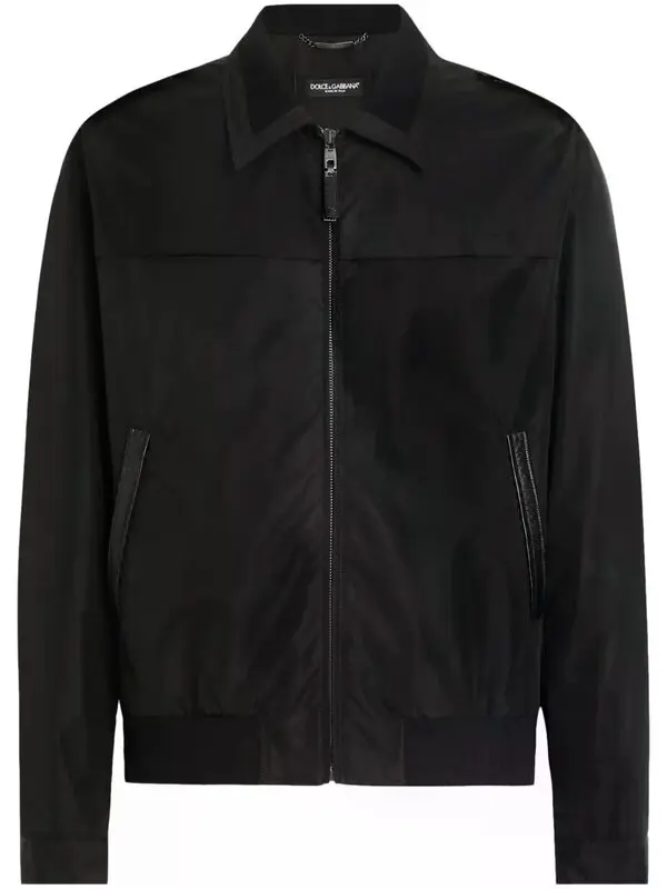 Dolce & Gabbana Logo Plaque Bomber Jacket