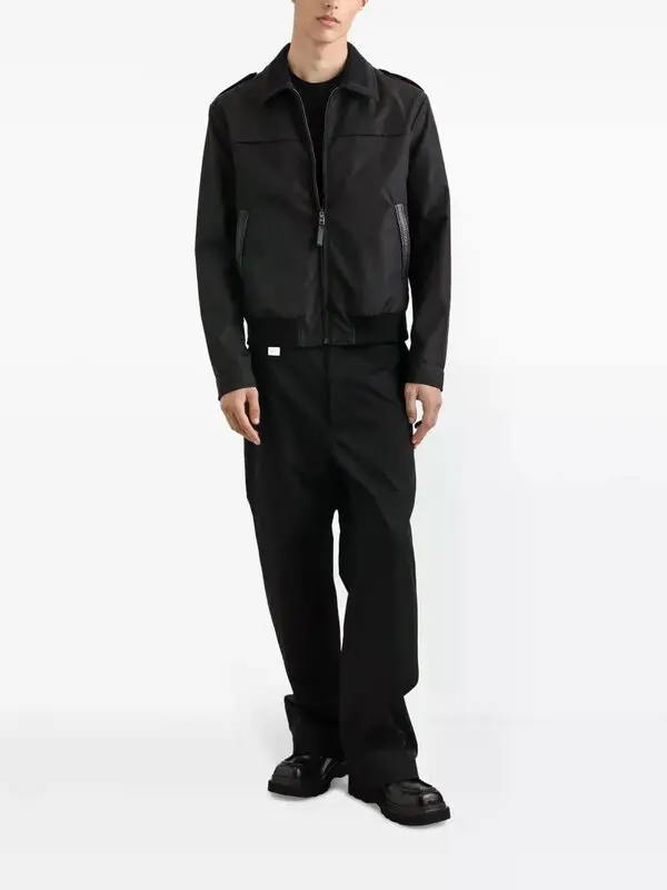 Dolce & Gabbana Logo Plaque Bomber Jacket