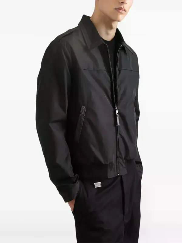 Dolce & Gabbana Logo Plaque Bomber Jacket