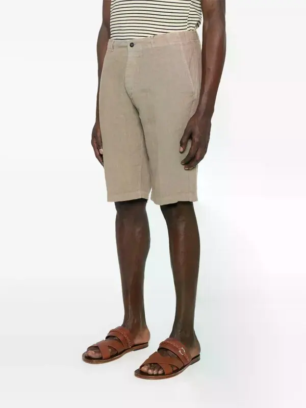 Corneliani Linen Shorts