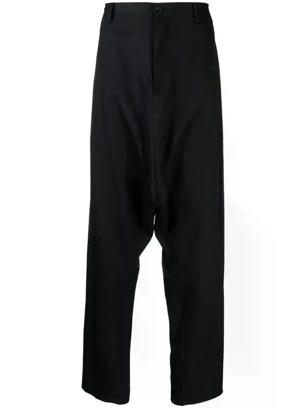 SULVAM Drop-crotch Wool Trousers