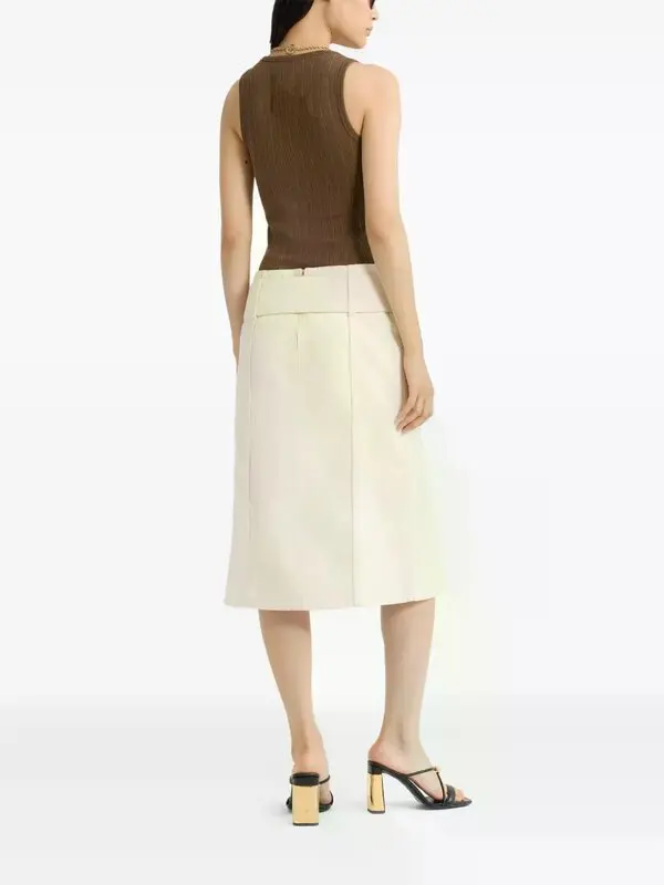 PATOU Scoop-neck Ribbed Tank Top